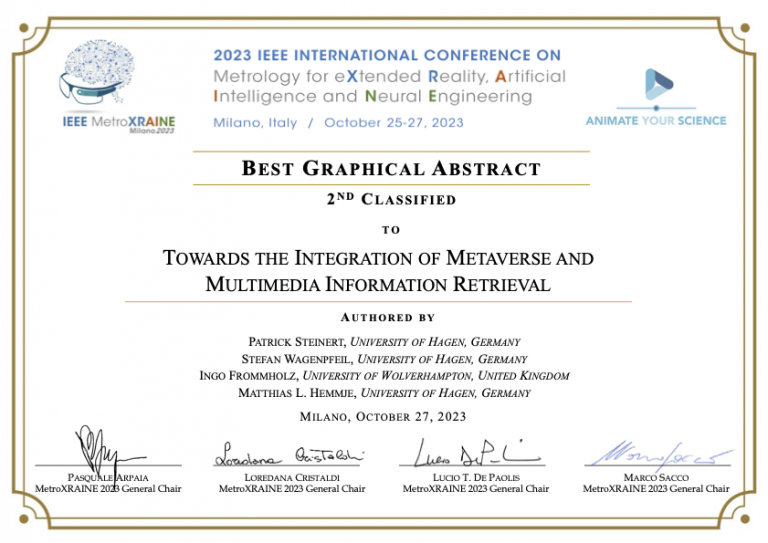 Award Winning Graphical Abstract and Paper Presentation at IEEE ...